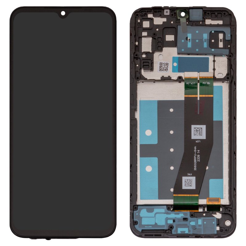 Pantalla LCD puede usarse con Samsung A145 Galaxy A14, negro, con marco ...