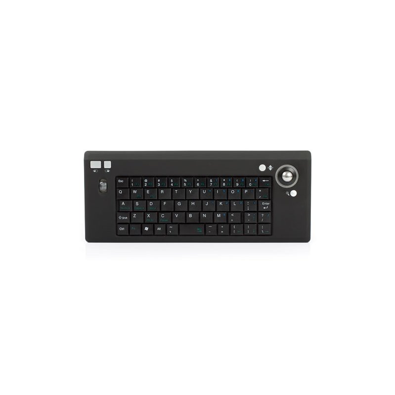 Portable Wireless Mini Keyboard with Trackball - Car Solutions