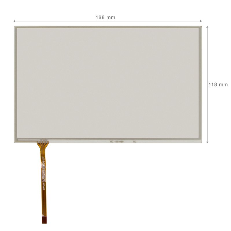 8" Wide Flexible Touch Screen Panel for Car Monitors - Car Solutions