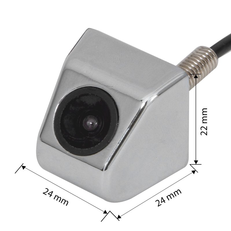 Universal Car Camera CS-C0005 in a Chrome Case - Car Solutions