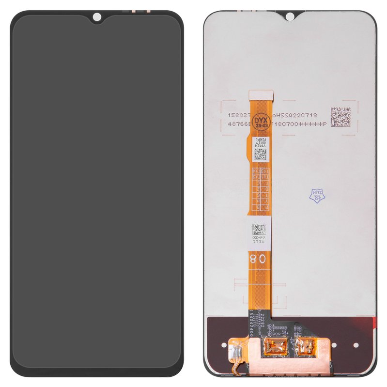 LCD compatible with Vivo Y33s, (black, without frame, High Copy ...